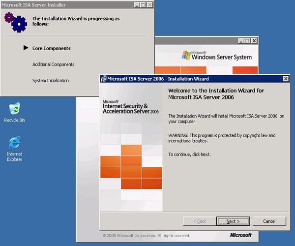ISA Firewall Quick Tip : Installing ISA Server 2006 Remotely