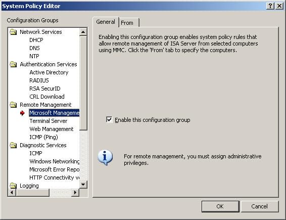 ISA Firewall Quick Tip : Administrating ISA Server 2006 Remotely Using ...