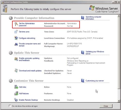 How To Log On To Windows Server 2008 - ElMajdal.net