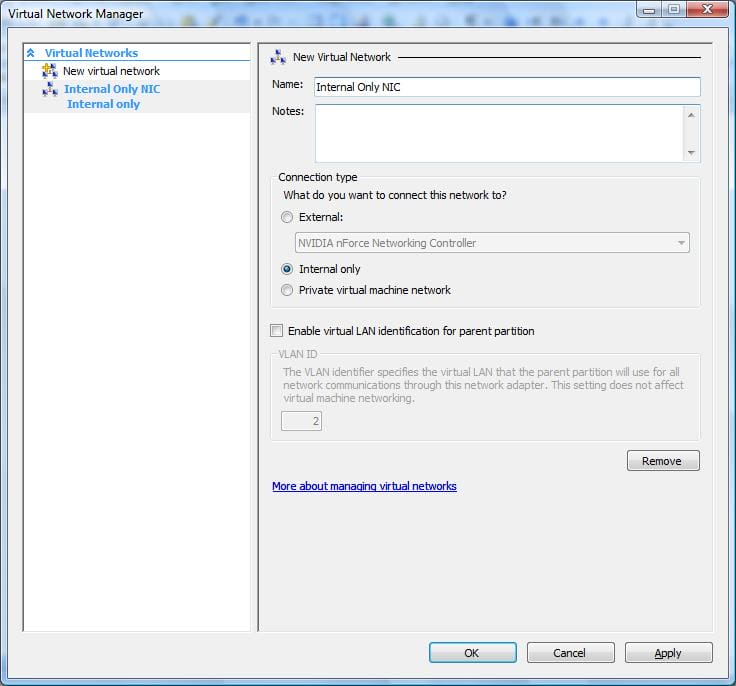 Enabling Wireless Network for a Hyper-V Virtual Machine - ElMajdal.net