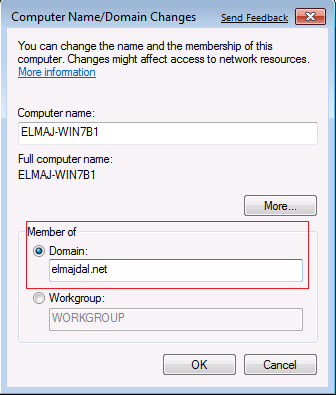 Joining Windows 7 to a Domain