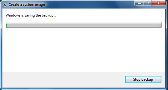 Back Up Windows 7 by Creating a System Image