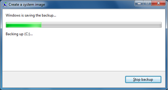 Back Up Windows 7 by Creating a System Image
