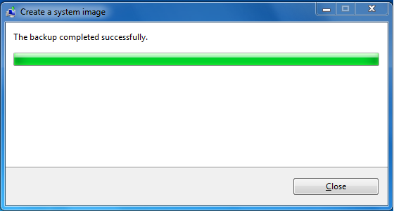 Back Up Windows 7 by Creating a System Image