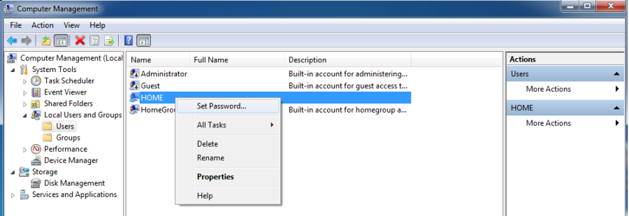 How To Create a Password For a User Account in Windows 7 - ElMajdal.net