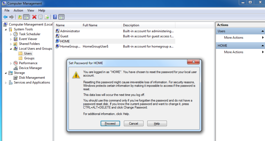 How To Create a Password For a User Account in Windows 7 - ElMajdal.net