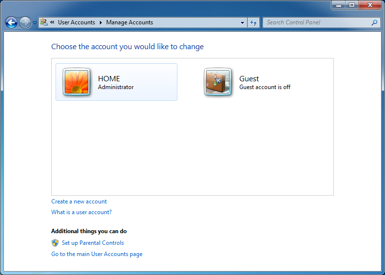 How To Create a Password For a User Account in Windows 7 - ElMajdal.net