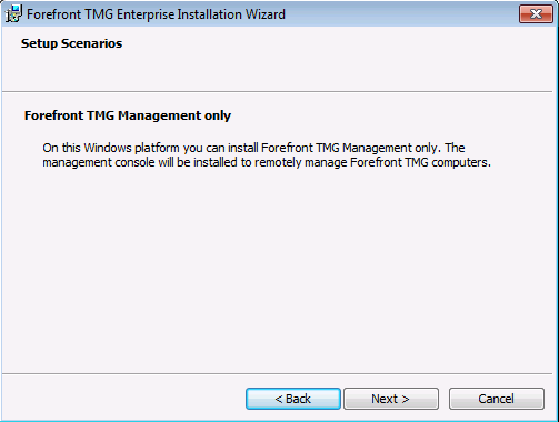 Managing Forefront TMG 2010 Remotely From a 32 bit Client