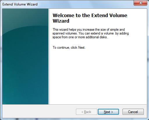 Resizing and Creating Partitions in Windows 7