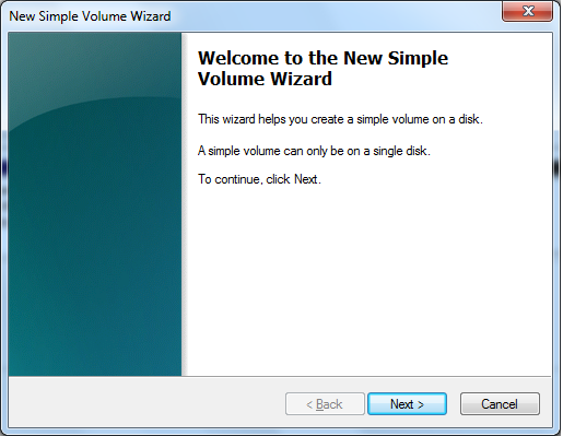 Resizing and Creating Partitions in Windows 7