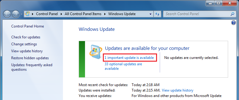 Downloading and Installing Windows 7 Service Pack One - ElMajdal.net