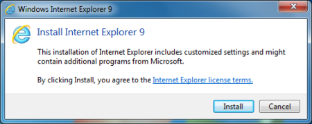 Downloading and Installing Internet Explorer 9 - ElMajdal.net