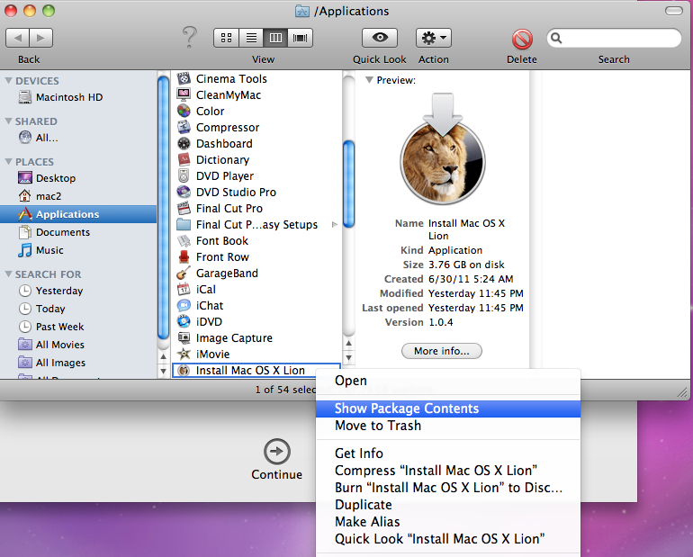 How to Create a Bootable Install DVD of Mac OS X Lion - ElMajdal.net