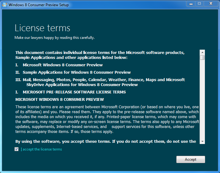 Upgrading Windows 7 To Windows 8 Consumer Preview Build