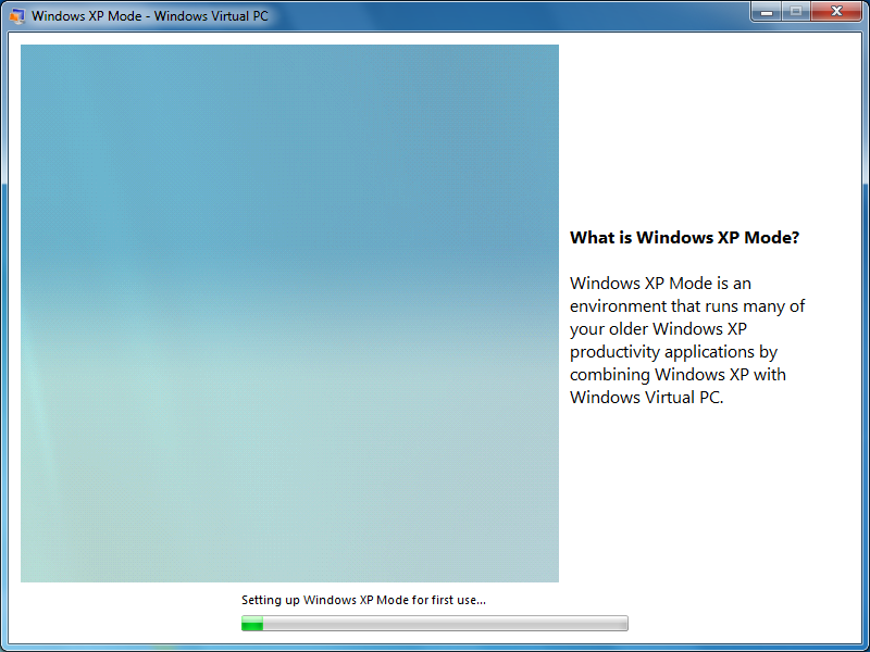 Running Legacy Applications on Windows 7 using Windows XP Mode