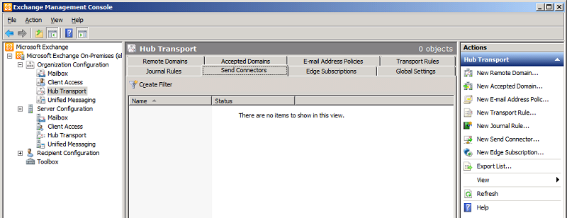 How To Create a Send Connector in Exchange Server 2010 - ElMajdal.net