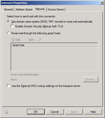 How To Create a Send Connector in Exchange Server 2010 – ElMajdal.net