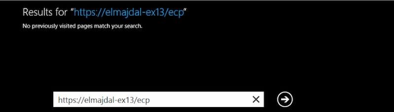 How To Access Exchange Admin Center in Exchange Server 2013 - ElMajdal.net