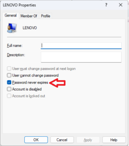 Enable or Disable Password Expiration in Windows 11