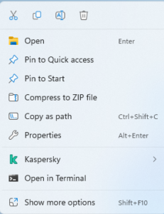 Disable Show More Options Context Menu in Windows 11