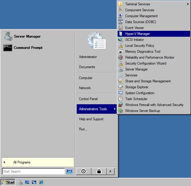 Installing Hyper-V and Deploying Windows Server 2008 as Your First ...