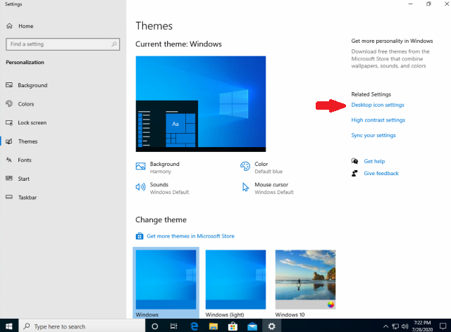 Changing Windows 10 Desktop Icons – ElMajdal.net