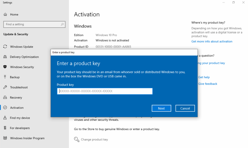 How to Activate Windows 10
