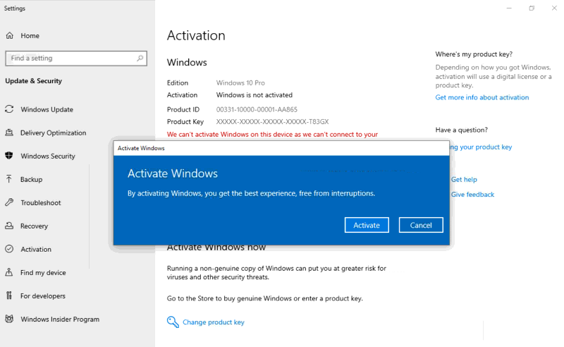 How to Activate Windows 10