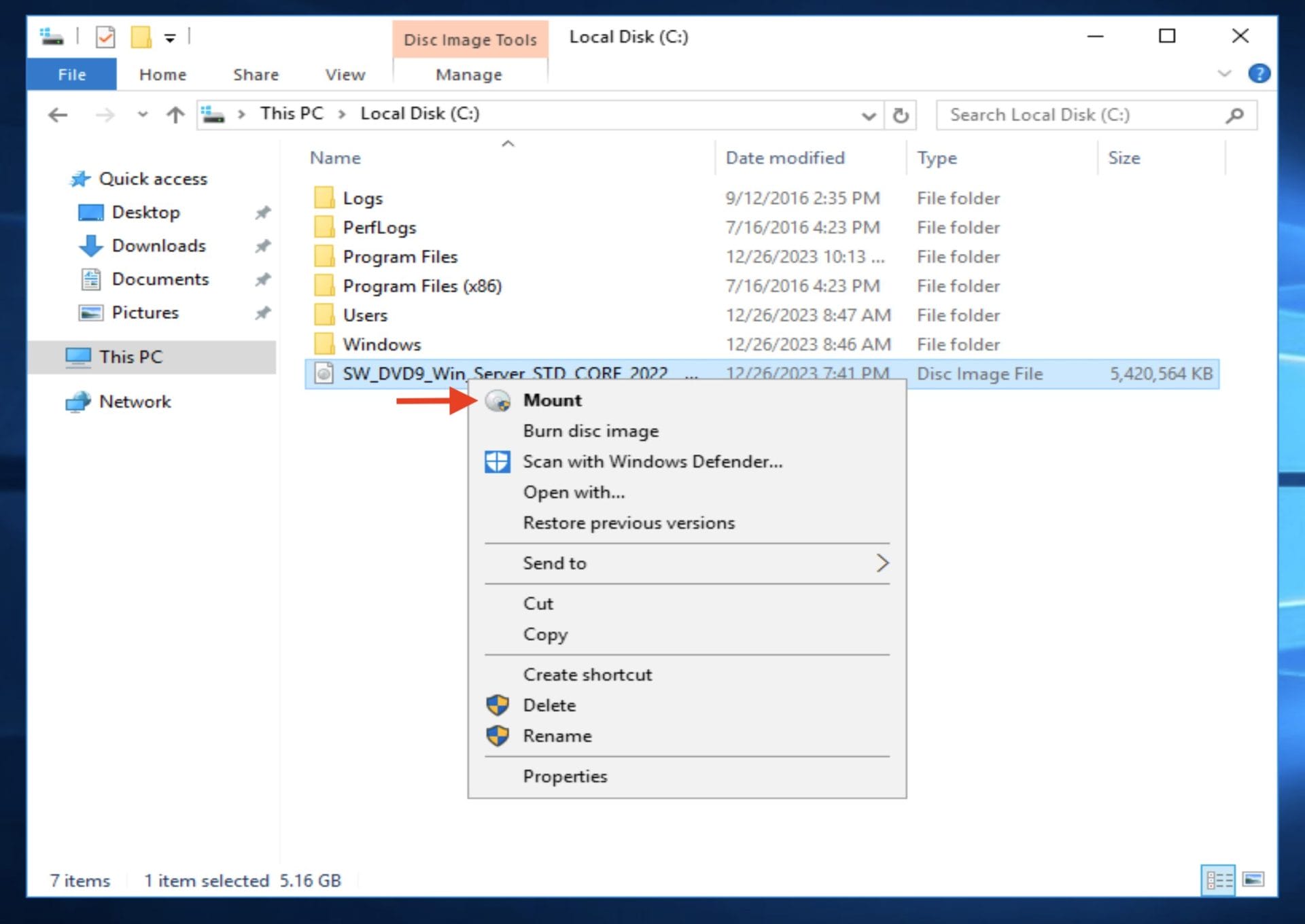 In-Place Upgrade From Windows Server 2016 To Windows Server 2022