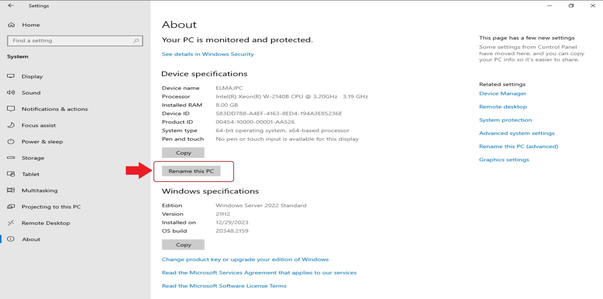 How To Change or Rename The Computer Name In Windows Server 2016/2019/2022