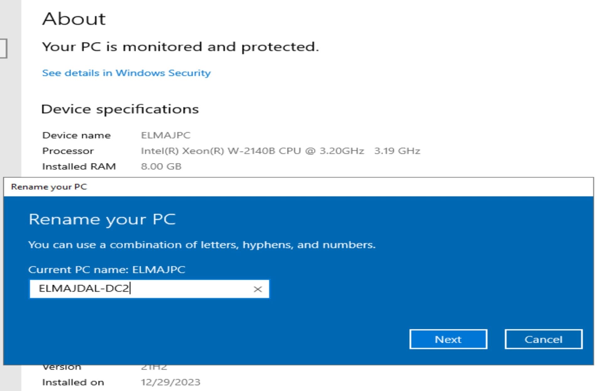 How To Change or Rename The Computer Name In Windows Server 2016/2019/2022