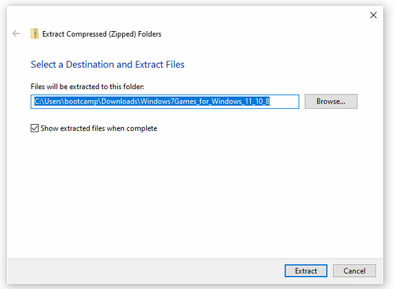 How To Install Windows 7 Games In Windows 10/11