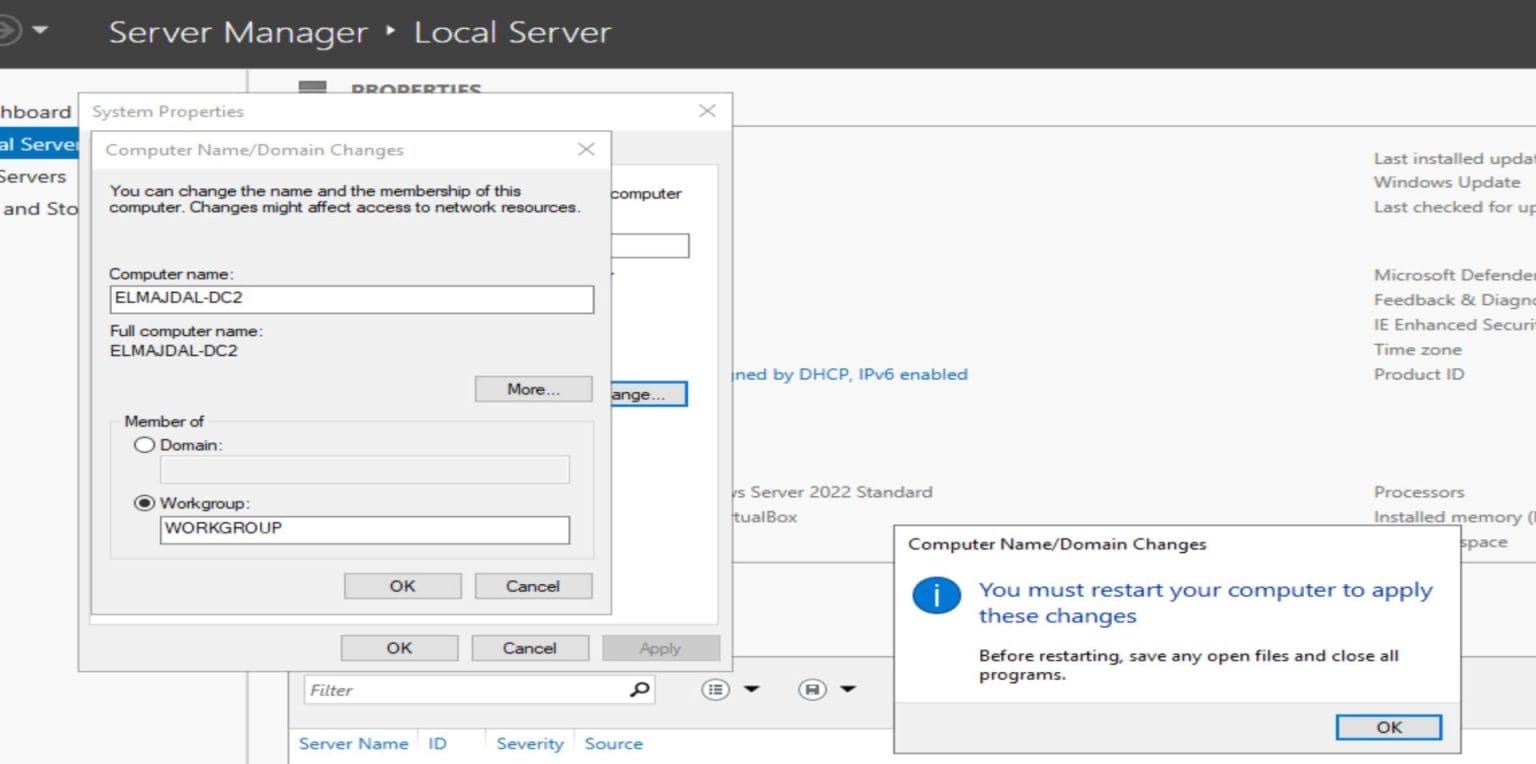 How To Change or Rename The Computer Name In Windows Server 2016/2019/2022
