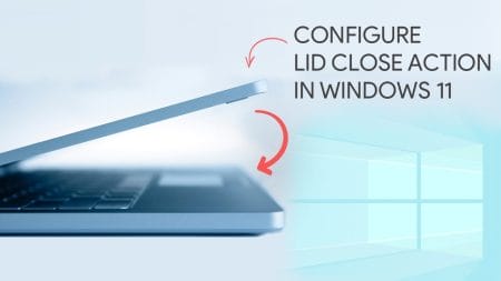Change Lid Close Action in Windows 11