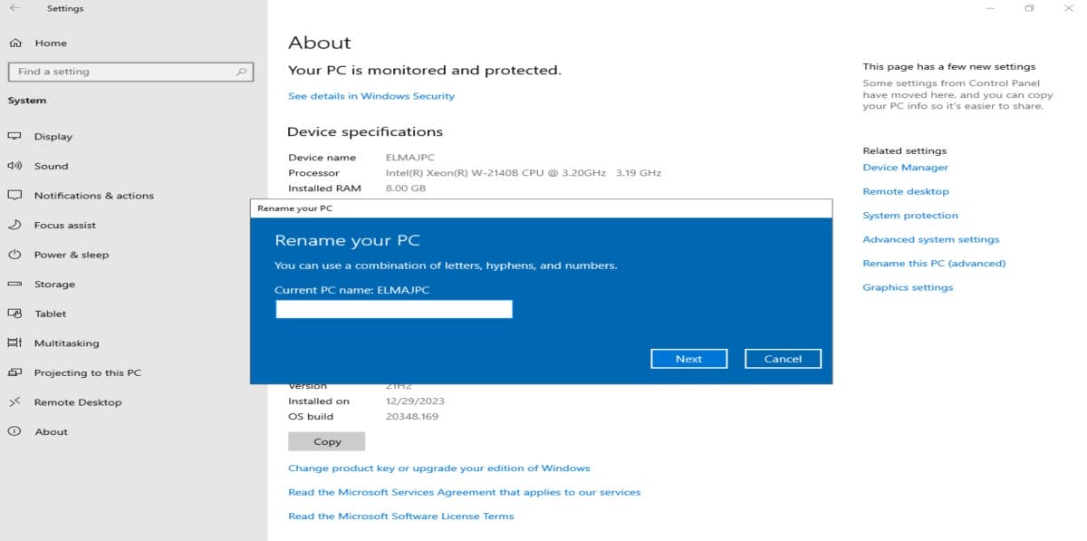 How To Change or Rename The Computer Name In Windows Server 2016/2019/2022