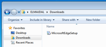 Downloading And Installing Microsoft Edge on Windows 7