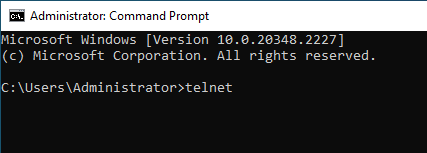 How To Enable Telnet Client in Windows Server 2016/2019/2022