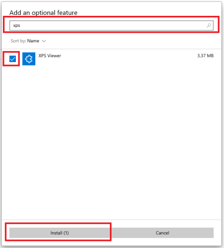 How To Enable/Install XPS Viewer In Windows 10