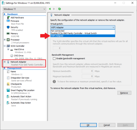 Enabling Wireless Network For A Hyper-V Virtual Machine in Windows ...