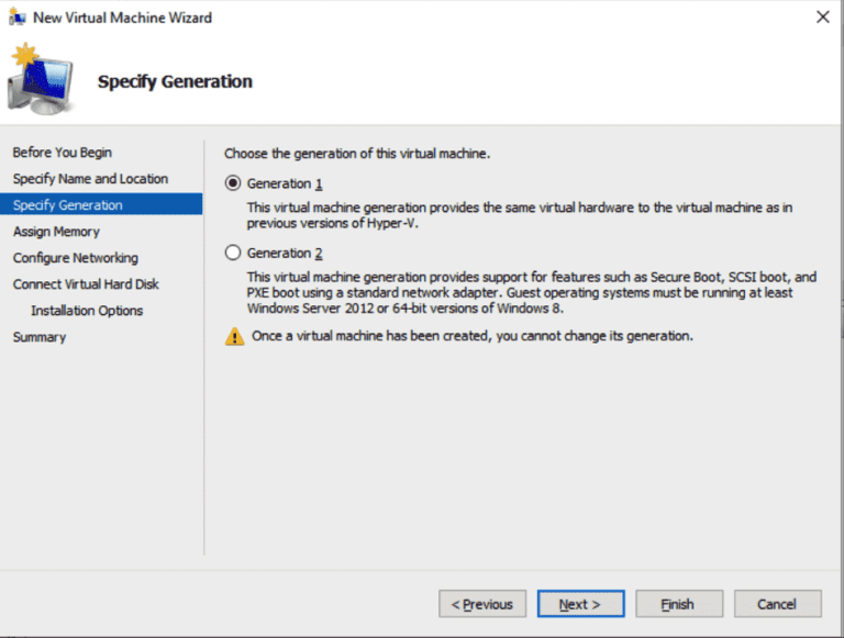 What Is the Difference Between Hyper-V Generation 1 And Generation 2 Virtual Machines