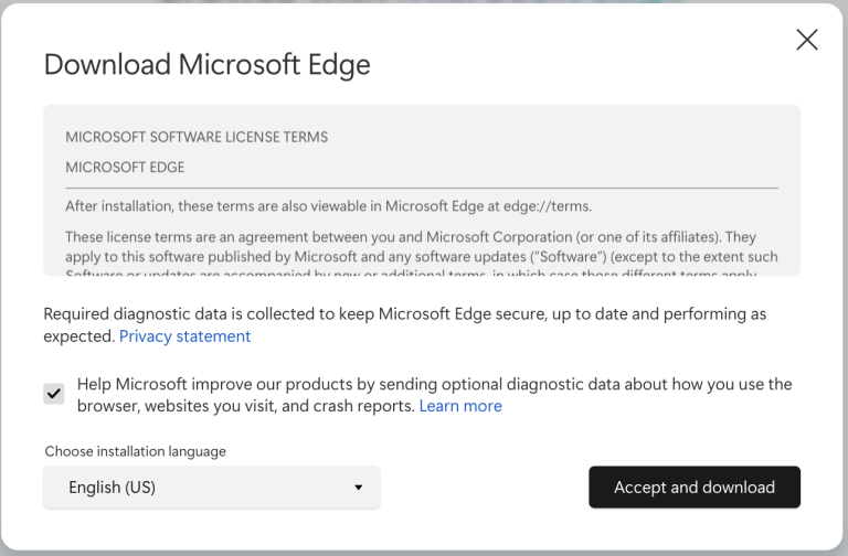 Downloading And Installing Microsoft Edge on Windows 7