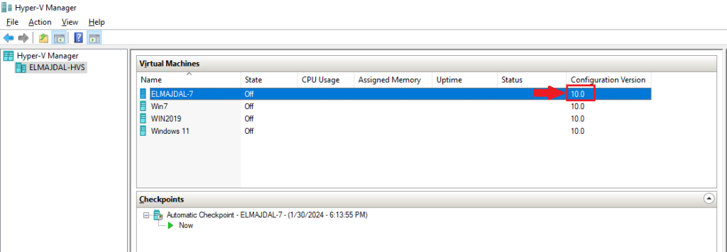 How To Identify And Upgrade Hyper V Virtual Machine Configuration Versions In Windows Server