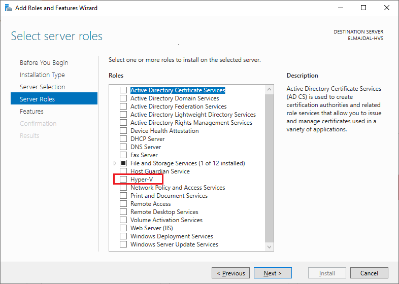 How To Install Hyper V In Windows Server 201620192022
