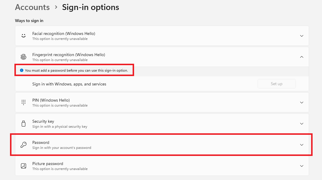 How To Set Up Fingerprint In Windows 11