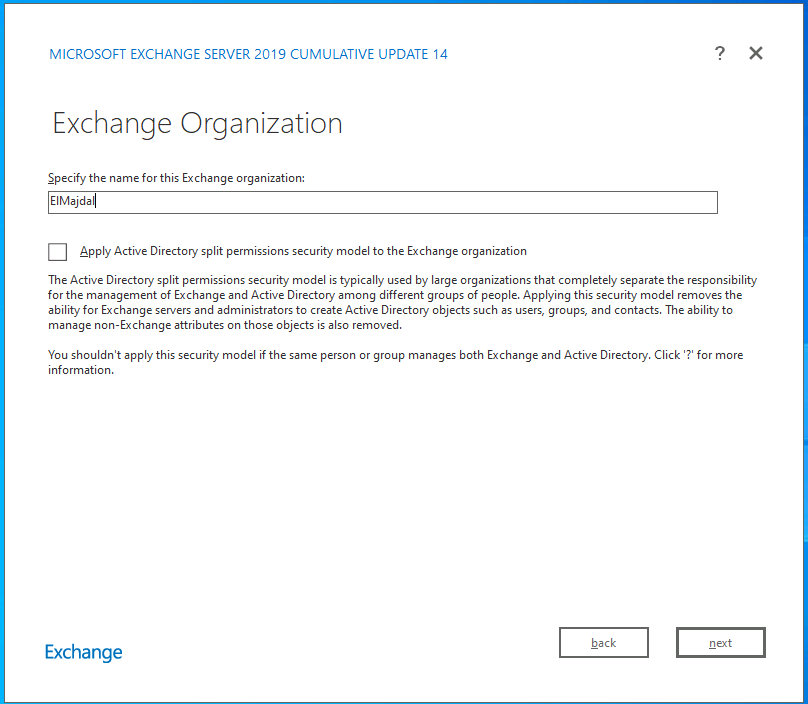 Installing Exchange Server 2019 on Windows Server 2016/2019/2022