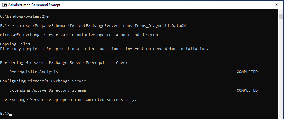 Installing Exchange Server 2019 on Windows Server 2016/2019/2022
