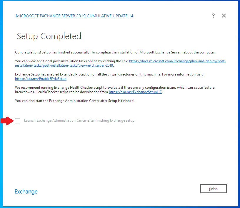 Installing Exchange Server 2019 on Windows Server 2016/2019/2022