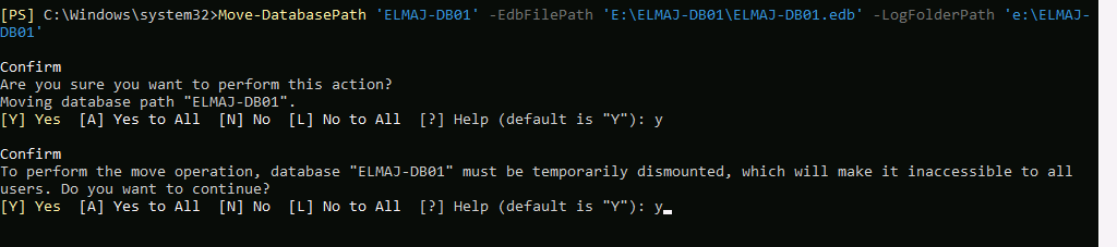 How To Move Exchange Server 2019 Mailbox Database And Logs To Another Drive Using PowerShell