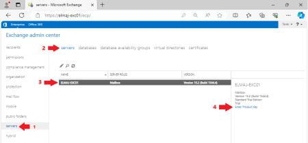 How To Activate Exchange Server 2019 With A Product Key