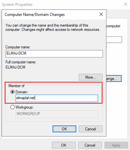 How to Join Windows Server 2016/2019/2022 To An Active Directory Domain